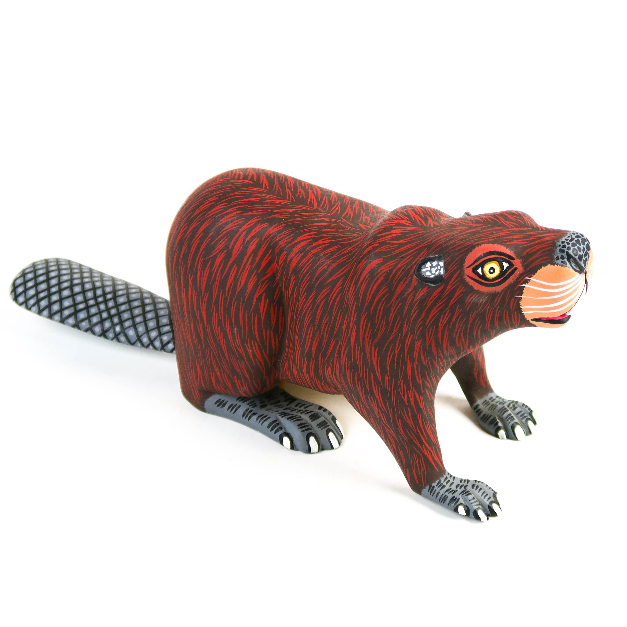 Beaver - Oaxacan Alebrije Wood Carving - Eleazar Morales – VivaMexico ...
