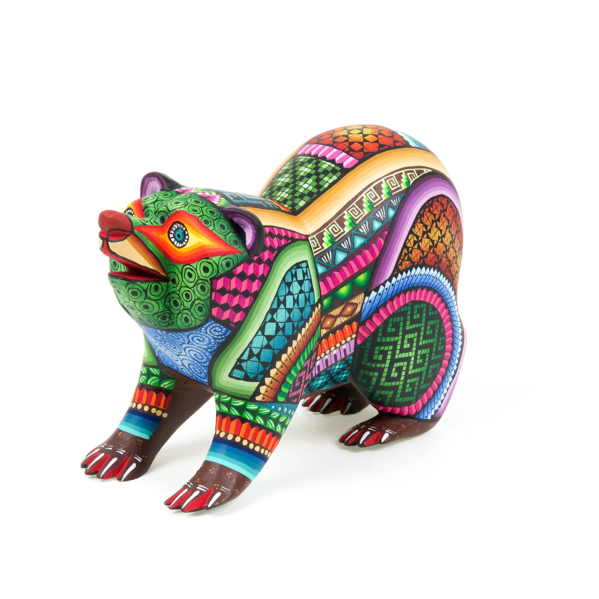 Bear - Oaxacan Alebrije Wood Carving Sculpture - Jose Calvo & Magaly F ...