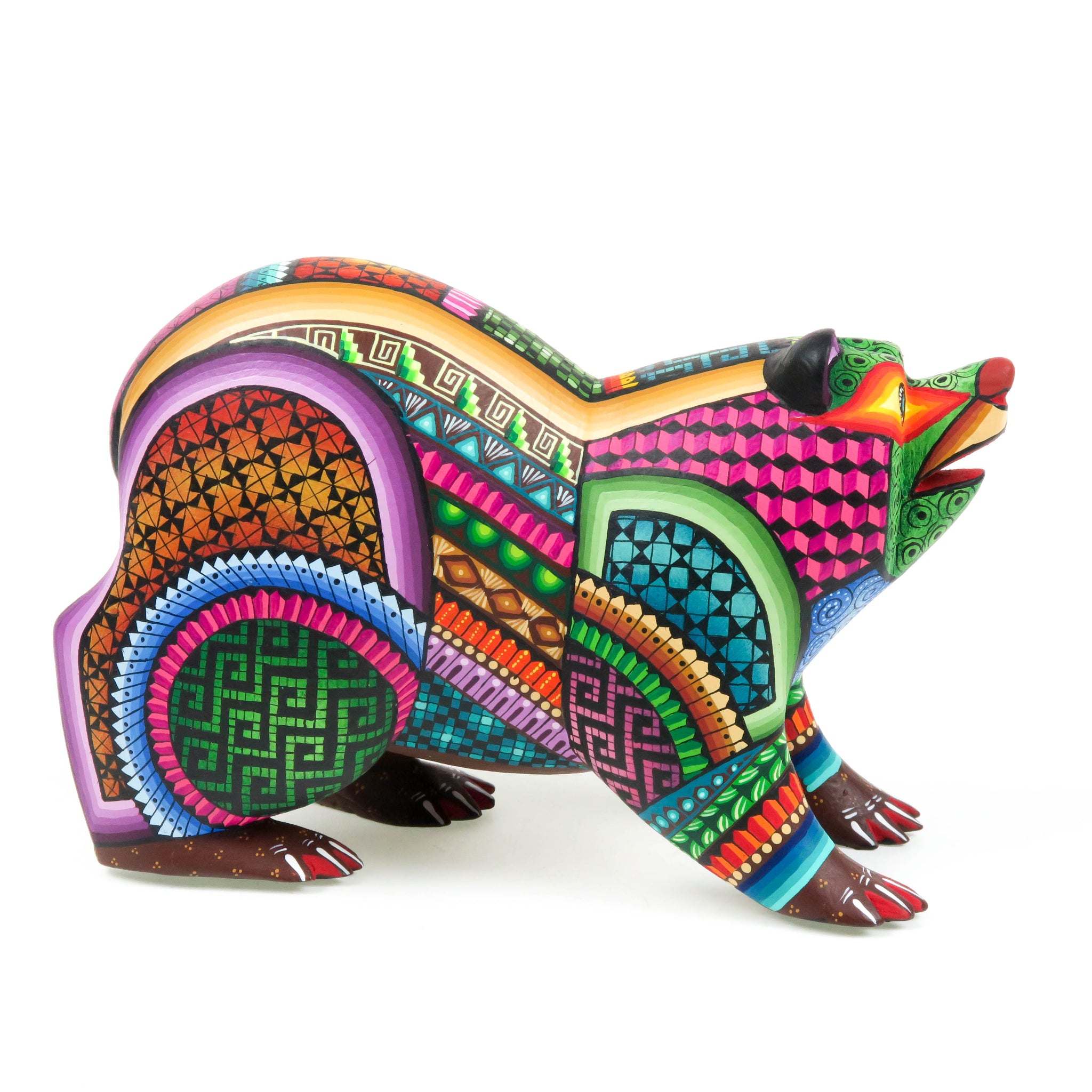 Bear - Oaxacan Alebrije Wood Carving Sculpture - Jose Calvo & Magaly F ...