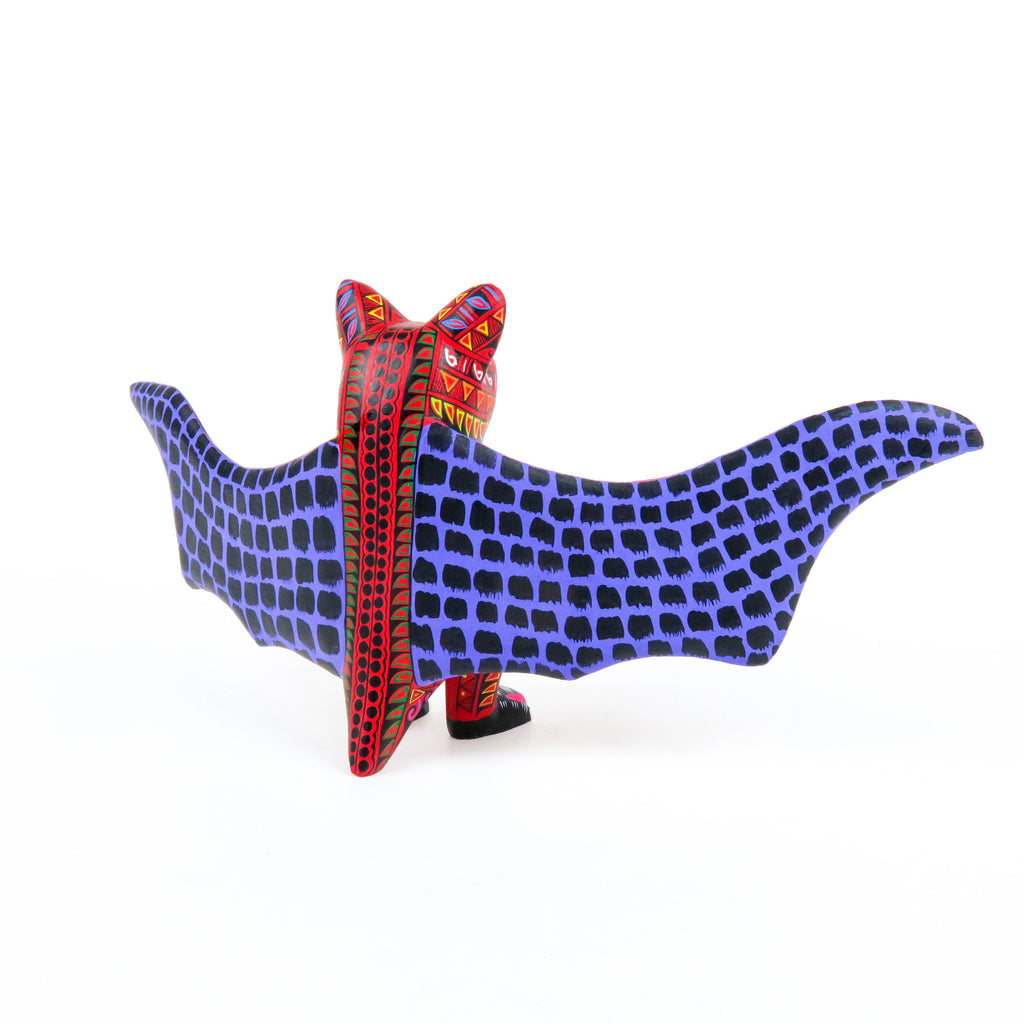 Bat - Oaxacan Alebrije Wood Carving – VivaMexico.com - Mexican Art