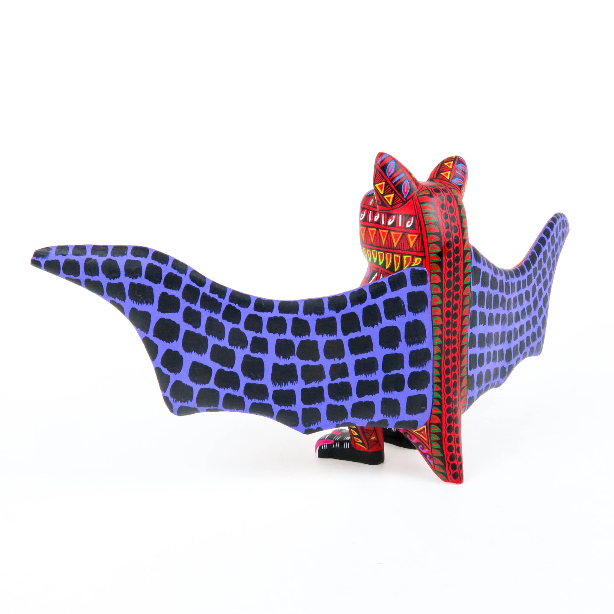 Bat - Oaxacan Alebrije Wood Carving – VivaMexico.com - Mexican Art
