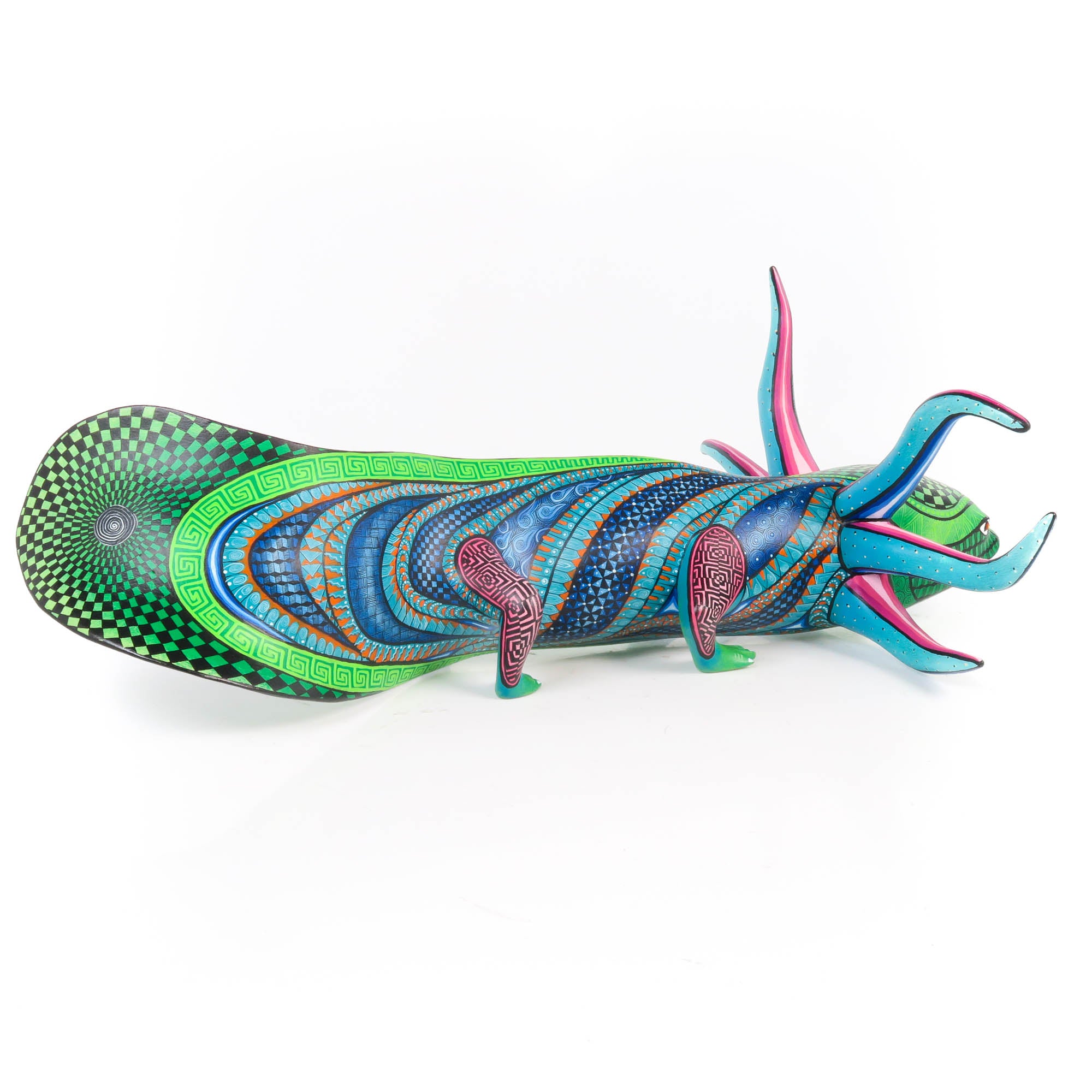 Axolotl - Oaxacan Alebrije Wood Carving – VivaMexico.com - Mexican Art
