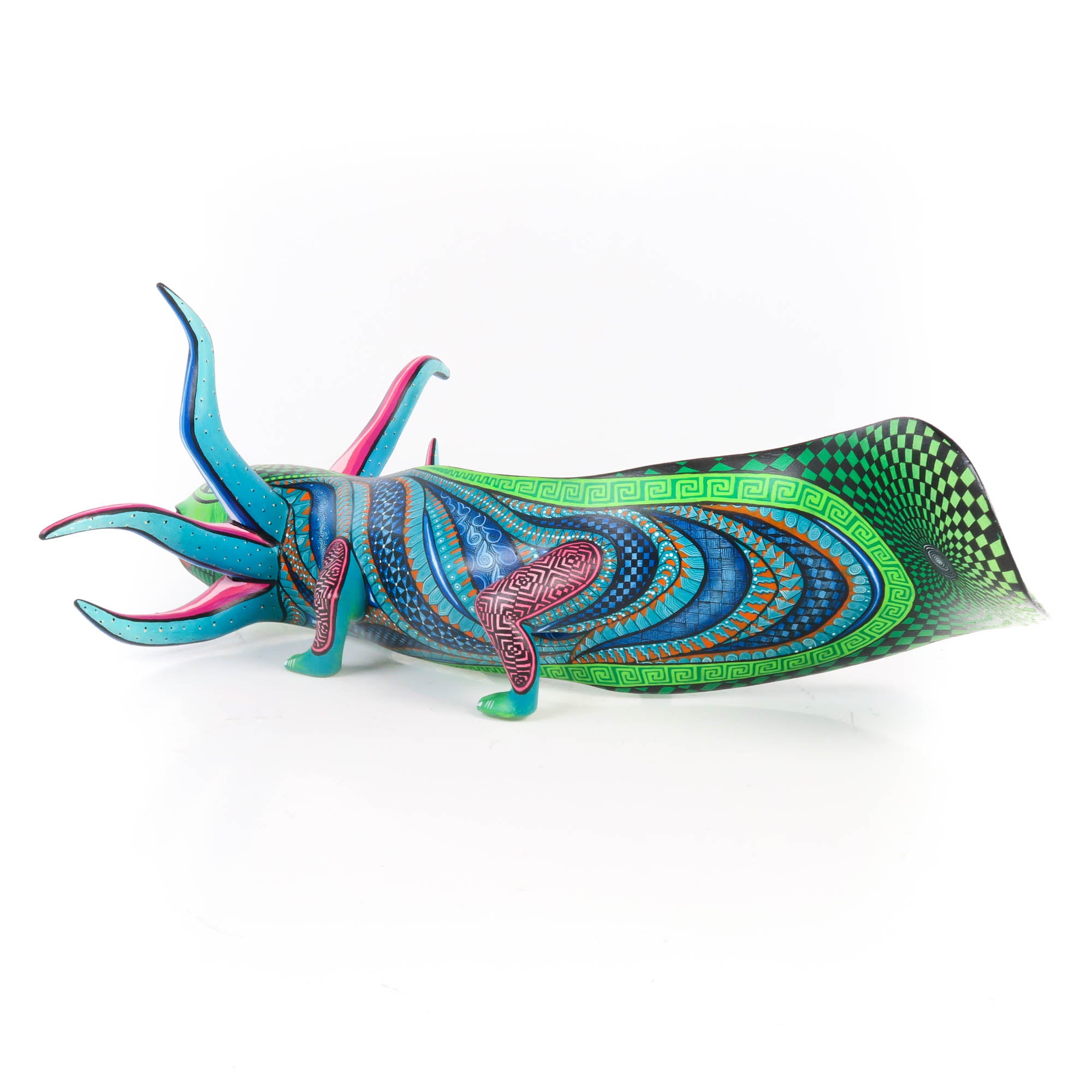 Axolotl - Oaxacan Alebrije Wood Carving – VivaMexico.com - Mexican Art
