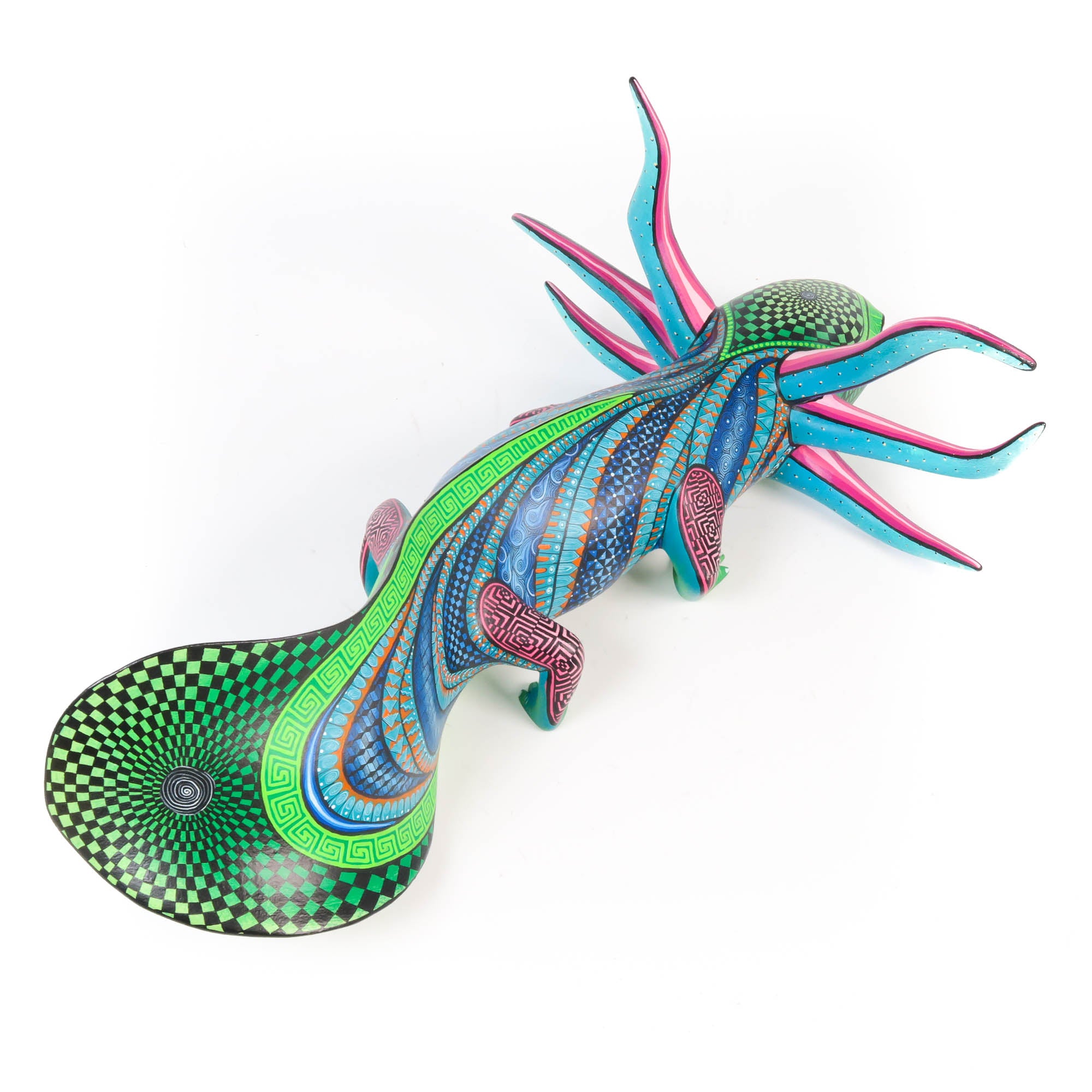 Axolotl - Oaxacan Alebrije Wood Carving – VivaMexico.com - Mexican Art