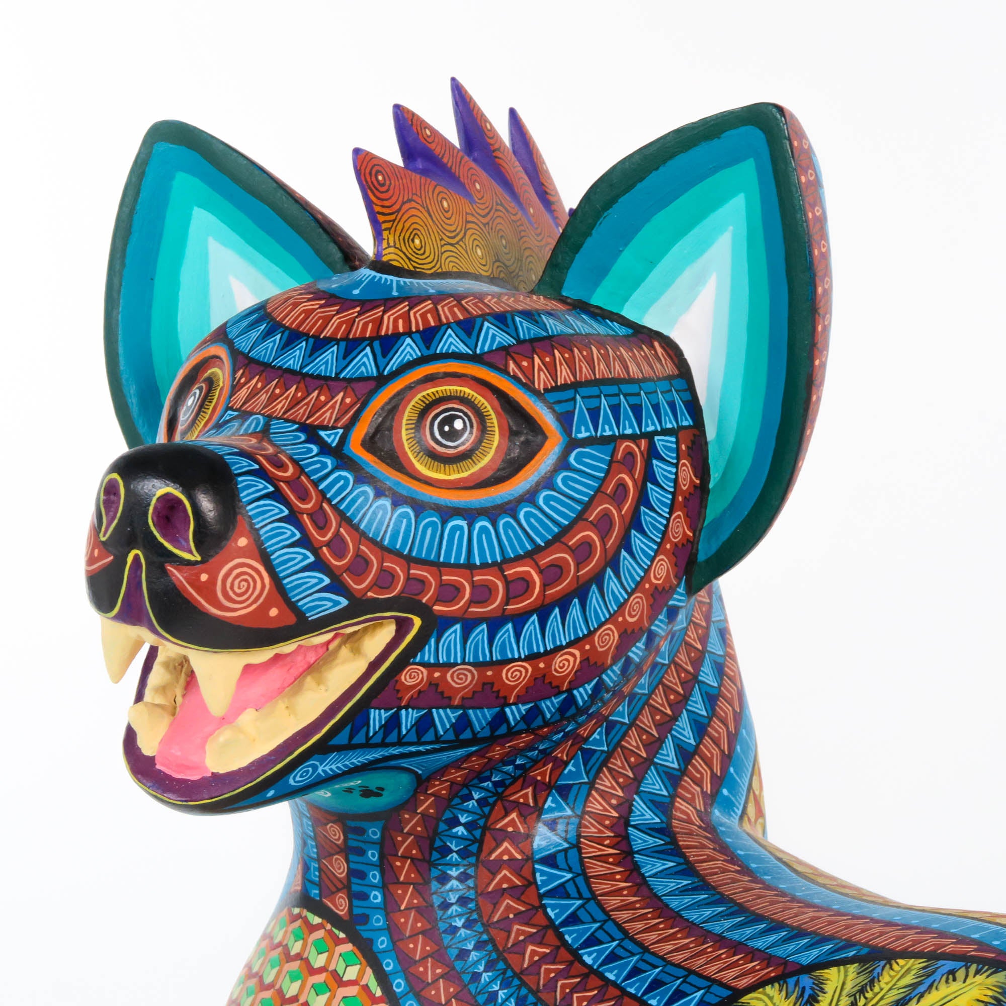 Aztec Xoloitzcuintle Dog - Oaxacan Alebrije Wood Carving – VivaMexico ...