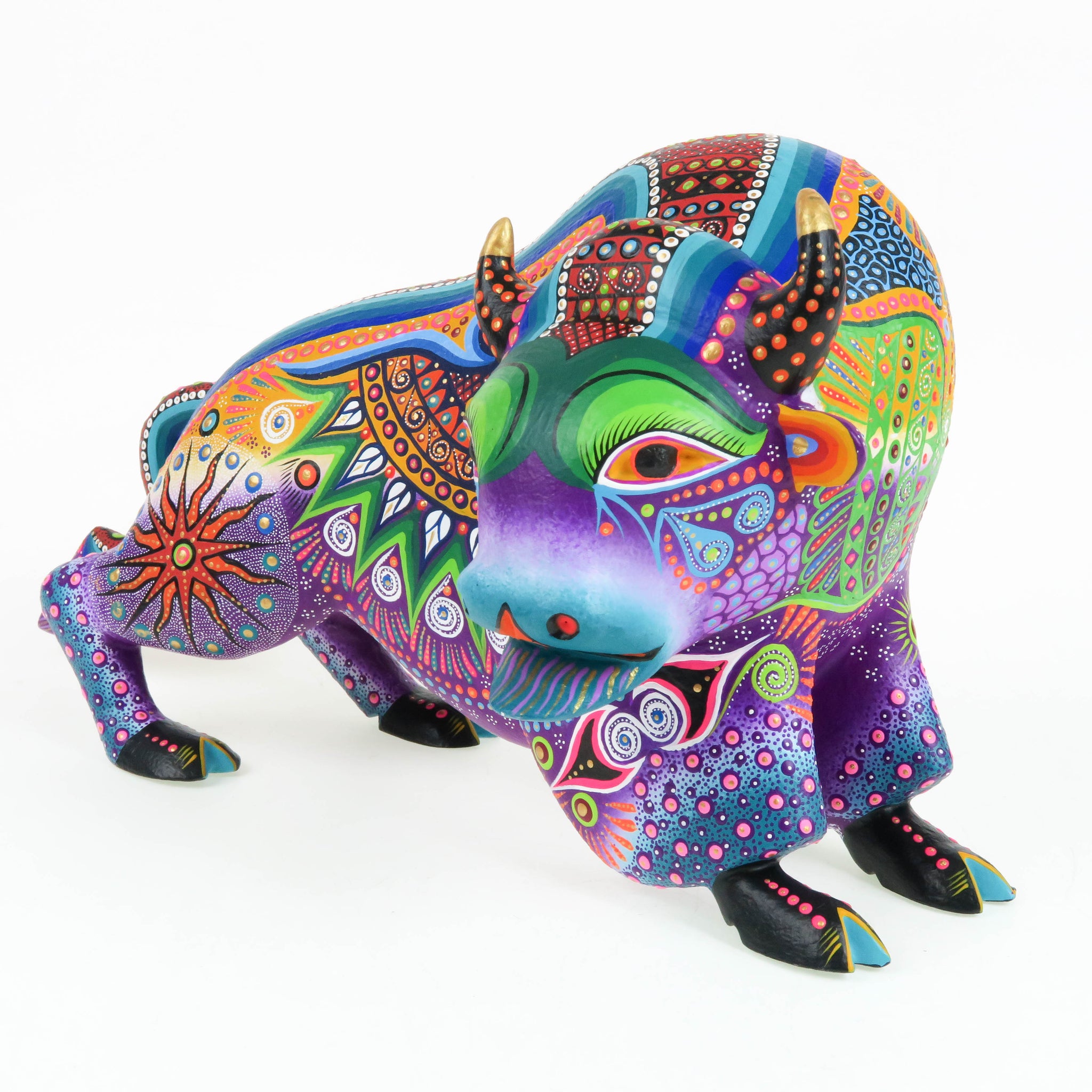 Beautiful Bull - Oaxacan Alebrije Wood Carving – VivaMexico.com ...