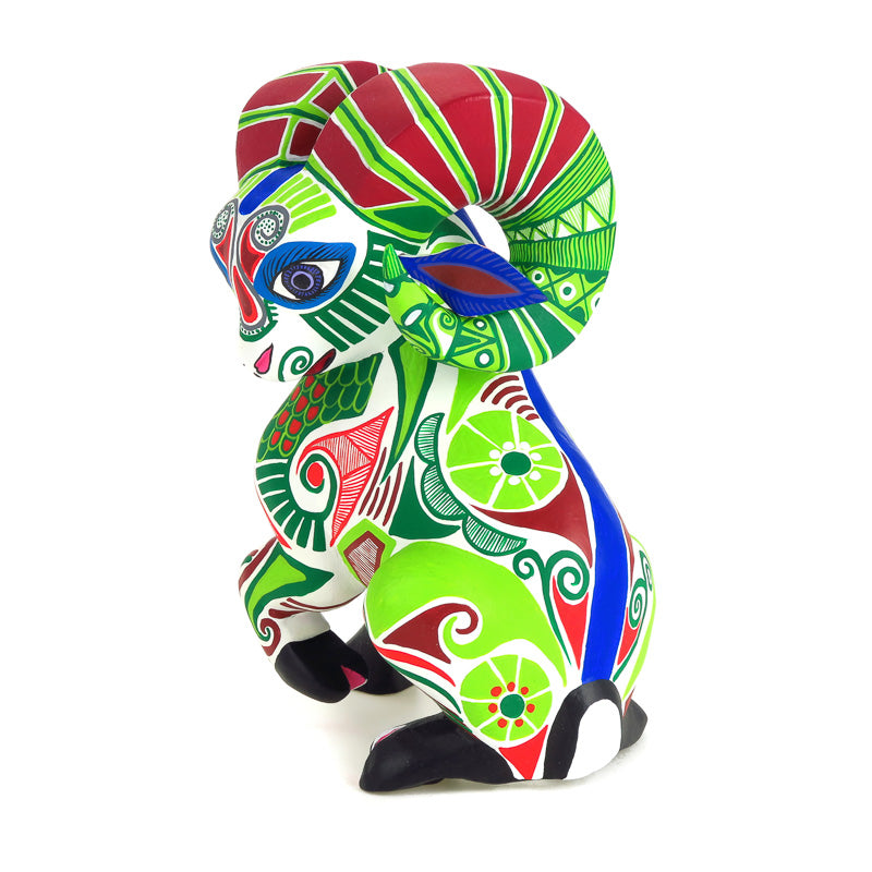 Bighorn Sheep - Oaxacan Alebrije Wood Carving – VivaMexico.com ...