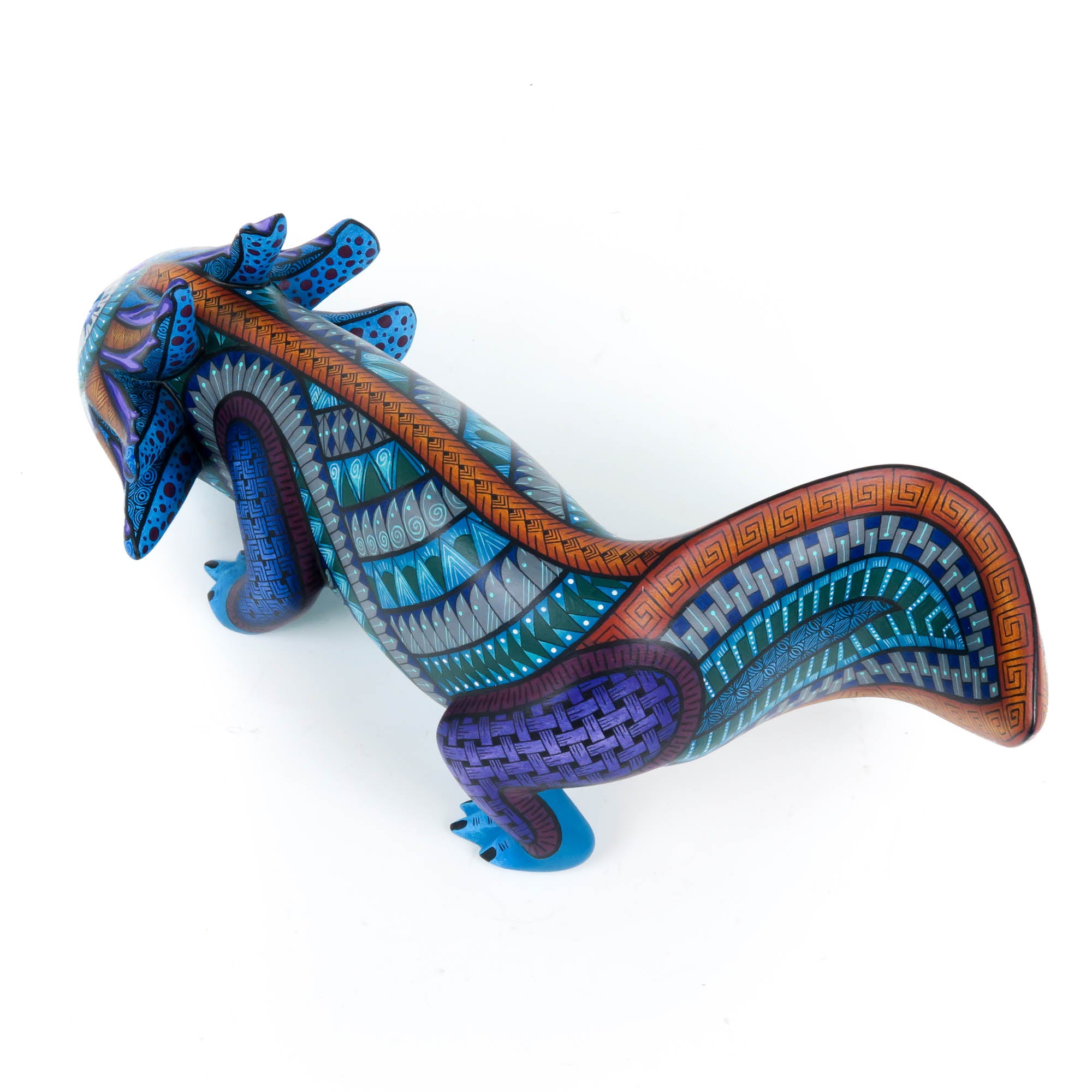 Axolotl - Oaxacan Alebrije Wood Carving – VivaMexico.com - Mexican Art