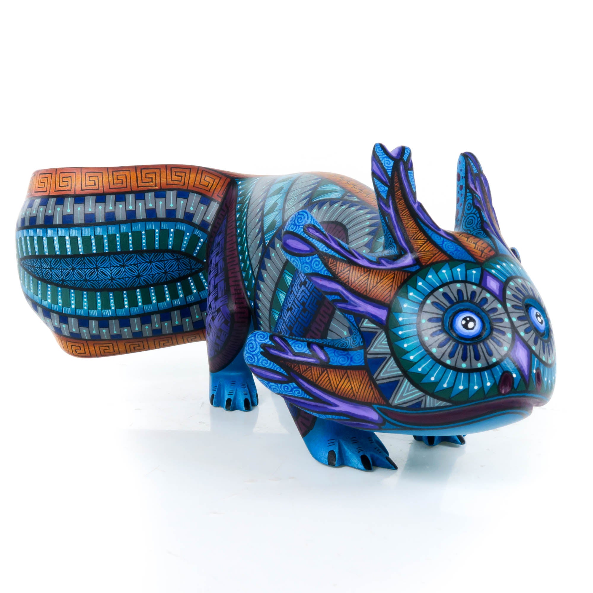 Axolotl - Oaxacan Alebrije Wood Carving – VivaMexico.com - Mexican Art