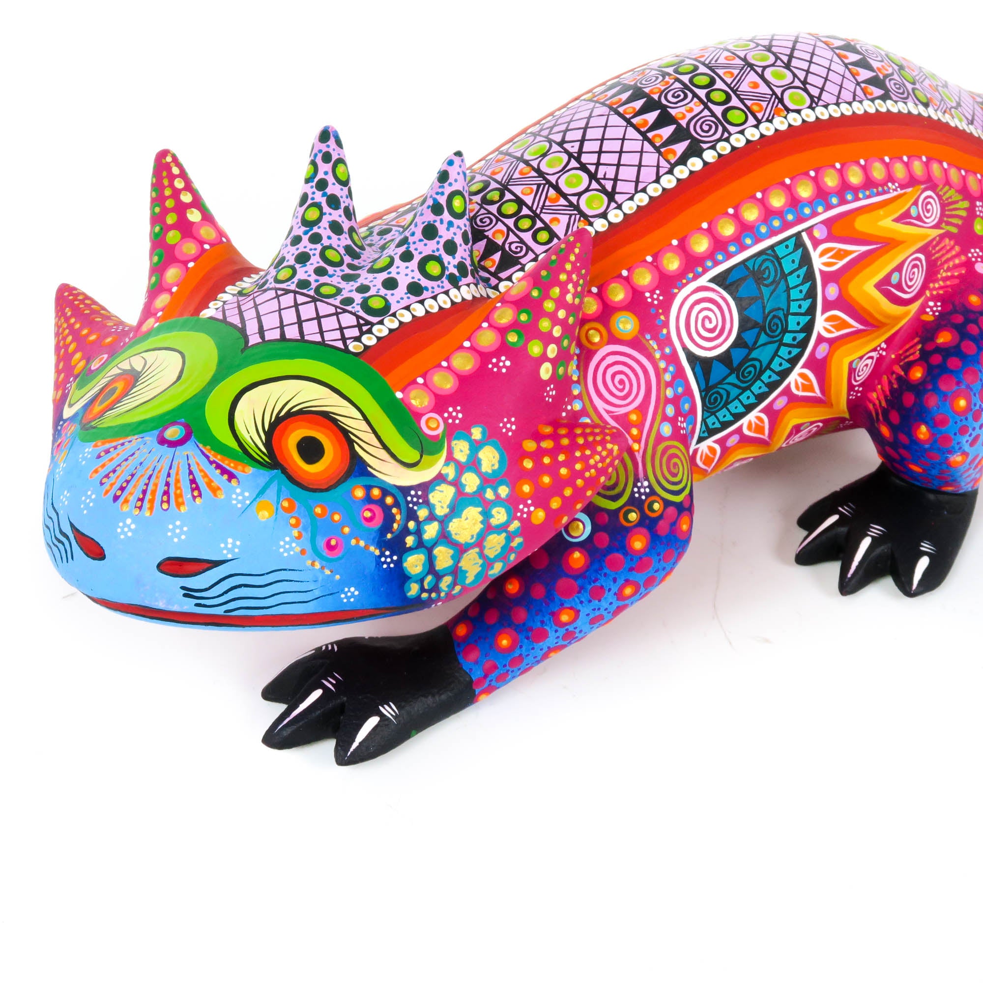 Axolotl - Oaxacan Alebrije Wood Carving – VivaMexico.com - Mexican Art