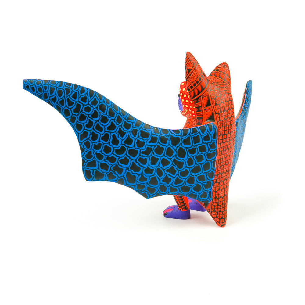 Bat - Oaxacan Alebrije Wood Carving – VivaMexico.com - Mexican Art
