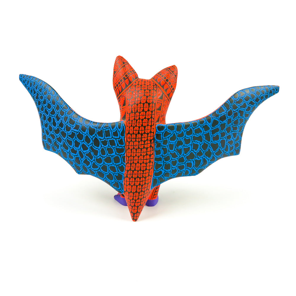 Bat - Oaxacan Alebrije Wood Carving – VivaMexico.com - Mexican Art