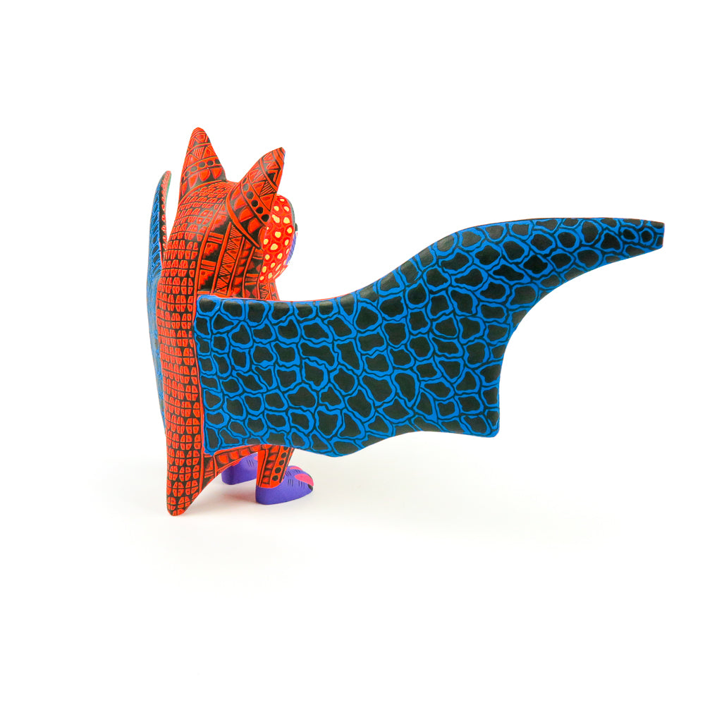 Bat - Oaxacan Alebrije Wood Carving – VivaMexico.com - Mexican Art