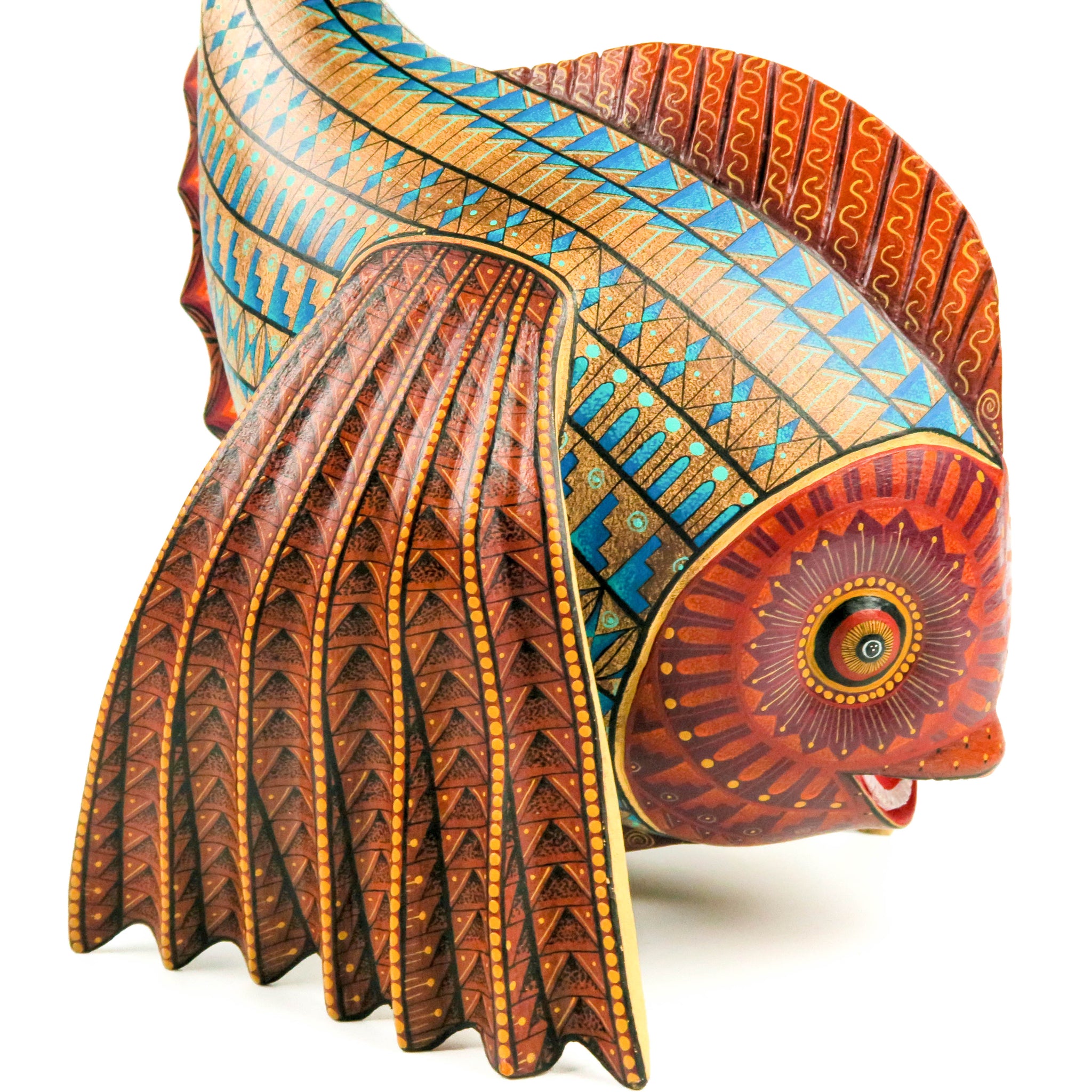 Beautiful Fish - Oaxacan Alebrije Wood Carving – VivaMexico.com ...