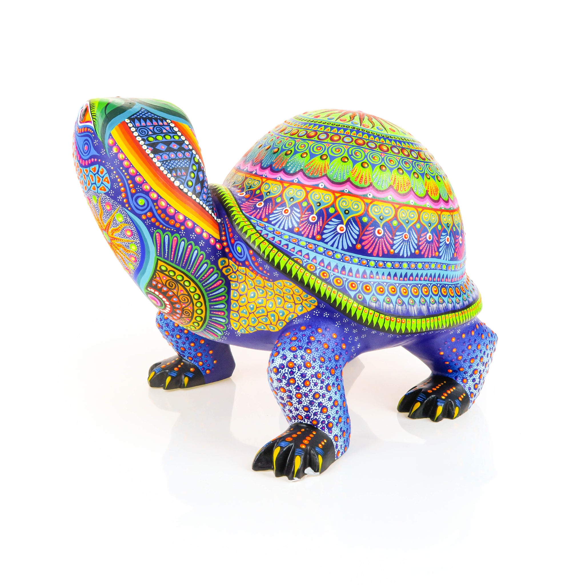 Adorable Turtle - Oaxacan Alebrije Wood Carving – VivaMexico.com ...