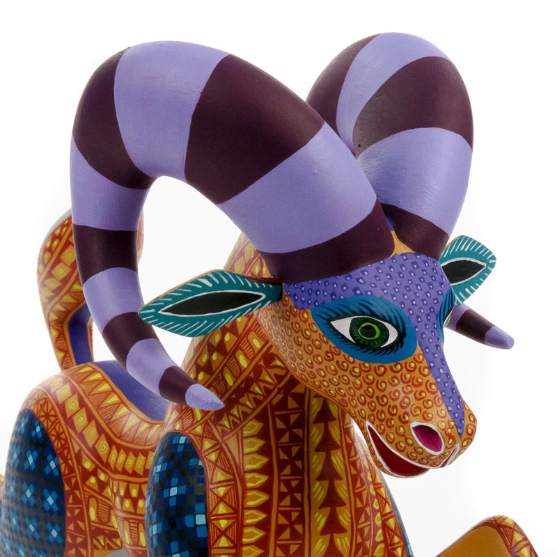Bighorn Sheep - Oaxacan Alebrije Wood Carving – VivaMexico.com ...